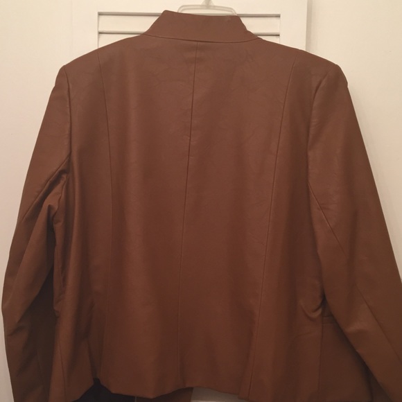 Worthington | Jackets & Coats | Pleather Plus Size Stylish Blazer ...